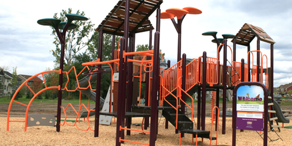 Prairie Ponds Park Playground in Plymouth, Minnesota